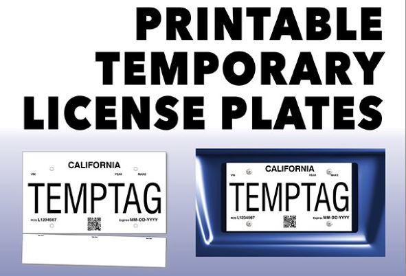 Where To Put Temporary Paper License Plate